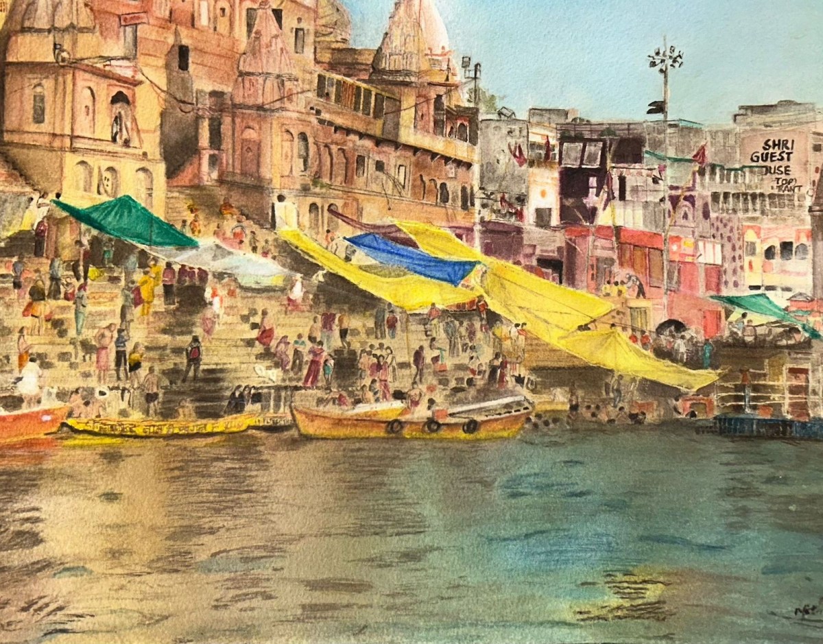 Introducing Mrs Geeta Maharaj (Watercolor Artist) – Lewis'Collection ...